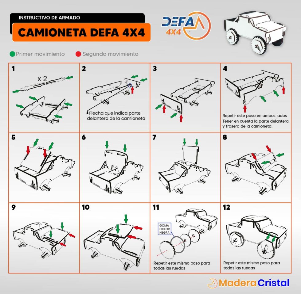 Instructivos de Armado | Madera Cristal